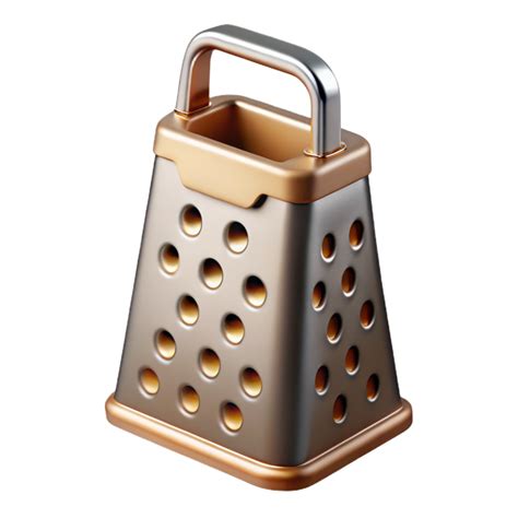 Stunning Classic Artisan Cheese Grater Metal Design Cutout Element High