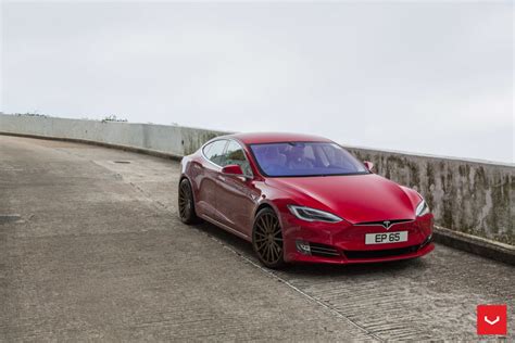 Tesla Model S Hybrid Forged Series Vfs 2 Vossen Wheels