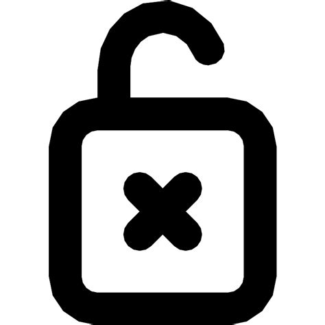 Lock Open Cx Round 720 Vector SVG Icon SVG Repo