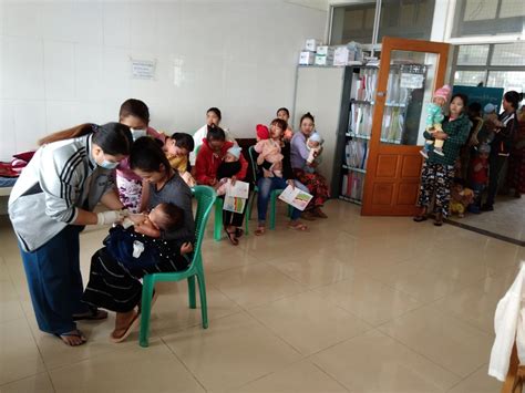 နမ့်ဆန်မြို့နယ်တွင်မွေးကင်းစမှ အသက်တစ်နှစ်ခွဲအရွယ် ကလေးငယ်များအား ပုံမ