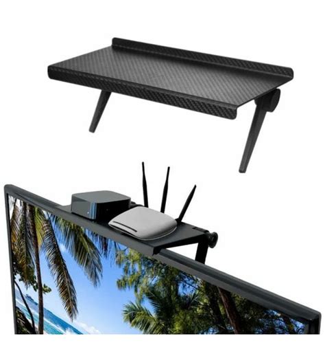 본체받침대 컴퓨터받침대 데스크탑 선반 다이 홈 오거나이저 조정 가능한 Tv 화면 상단 랙 컴퓨터 모니터 디 티몬