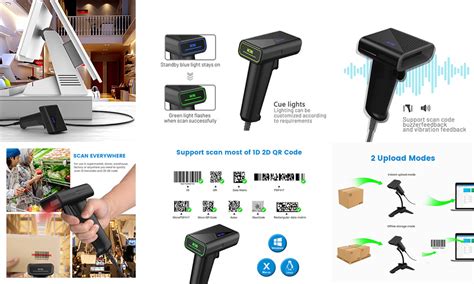 Passport Barcode Reader Android Wired Laser Barcode Scanner