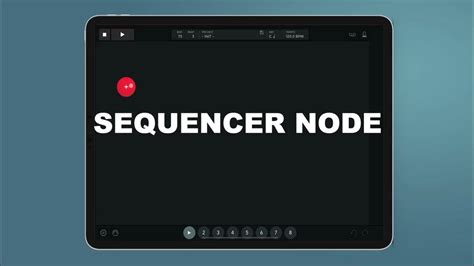 Sequencer Node Youtube