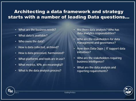 Data Framework Design Ppt