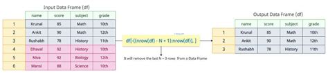 How To Remove The Last Row Or N Rows From Dataframe In R