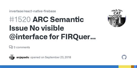 Arc Semantic Issue No Visible Interface For Firquery On Firestore