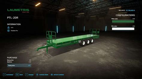 Laumetris Ptl R V Fs Mod Farming Simulator Mod