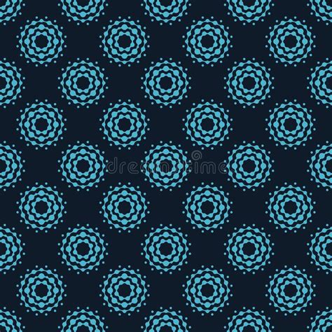 Molecular Structure Seamless Pattern Background Stock Vector Illustration Stock Illustration