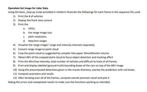 Solved Lidar Tracking Using 2d Kalman Filter You Are To