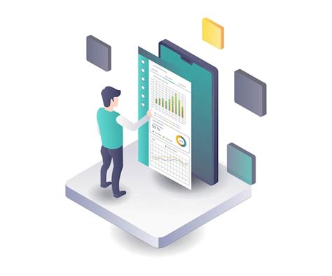 Premium Vector Smartphone Applications For Professional Data Analysis