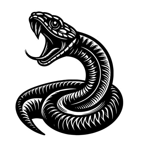 Premium Vector Hissing Snake Svg