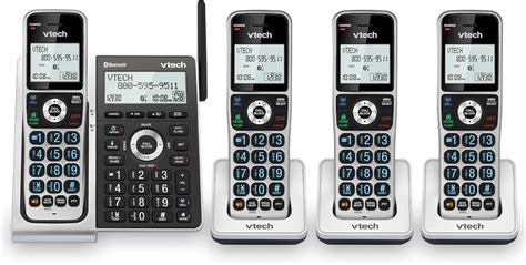 Brandclub Vtech Vs306 4 Dect 6 0 4 Handsets Cordless Home Phone With Bluetooth Answering