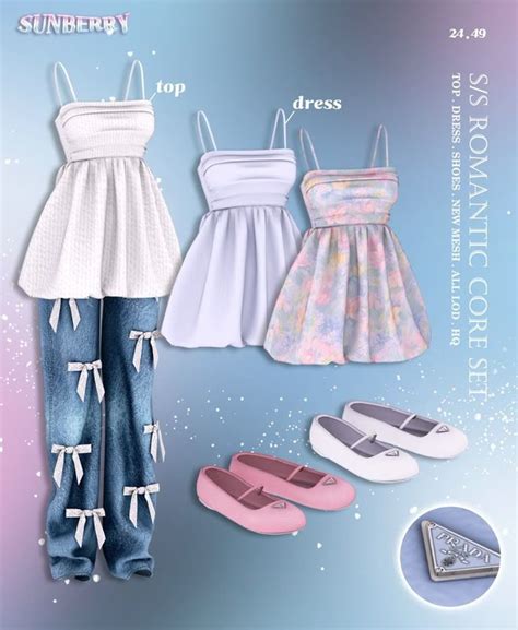[sunberry] S S Romantic Core Set 👚👗👠24 49 Early Access Sunberry In 2025 Style Romantic