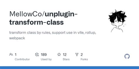 Github Mellowcounplugin Transform Class Transform Class By Rules Support Use In Vite