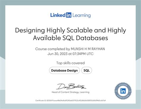 munshi h m rayhan on linkedin certificate of completion