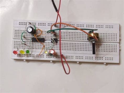 Traffic Light Project Using 555 555 Timer Traffic Light 555 Project