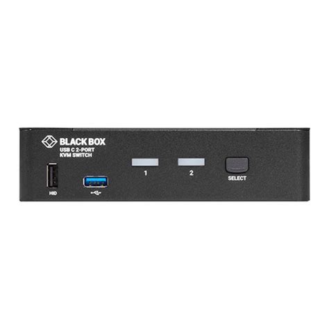 Kvmc K P Desktop Kvm Switch Usb C K Displayport Port Black Box