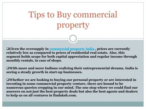 Ppt How And Why Should You Invest In Commercial Property In 2023