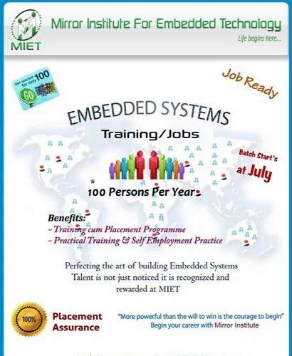 100 Placement Guaranteed Embedded System Training Institute In Chennai