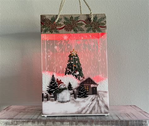 The Holiday Aisle® Christmas Musical And Snowing Effect Box And Reviews