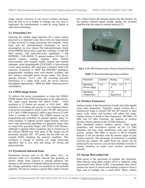 Design Of Self Powered Embedded Wireless Smart Camera Using Multimodal Video Analysis Pdf