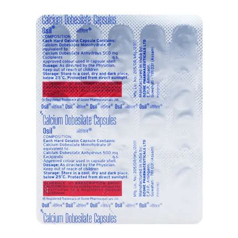 Osil Capsule View Usage Side Effects Price And Subtitute Egmedi