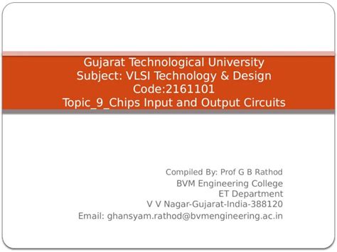 pptx vlsi chips input and output circuits pdfslide