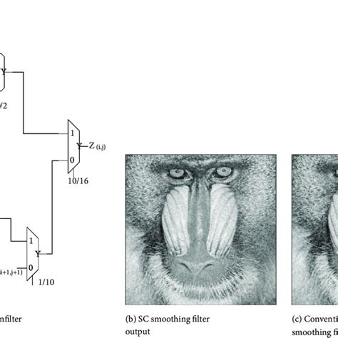 Sc Gaussian Filter Circuit And The Gaussian Filter Results In The