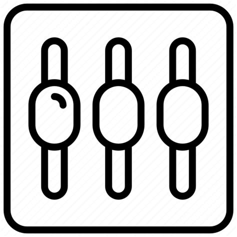 switch control volume slider icon download on iconfinder