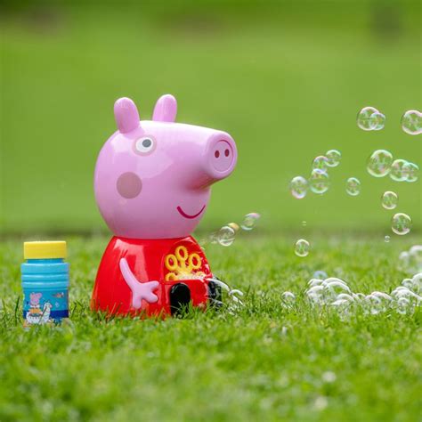 Peppa Pig Bubble Party Bubble Machine Peppa Pig Bubbles Bubble