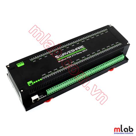 30 Ch Ethernet Relay Module Modbus Rtumodbus Tcp Protocol Poe Port