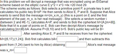 solved 9 6in this problem we will decrypt a message that was
