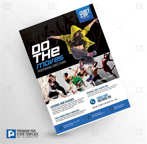 Dance Class And Tutorial Lessons Flyer Psdpixel