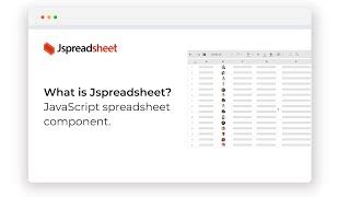Jspreadsheet JavaScript Data Grid With Advanced Spreadsheet Controls