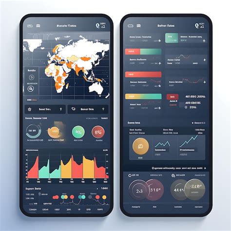 Premium Ai Image Mobile App Layout Design Of Investment Dashboard