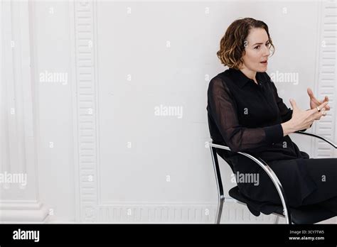 Orchestra Conductor Alondra De La Parra During An Interview For Europa