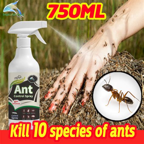 Ants Spray Killer 750ml Pesticides For Plants Non Toxic One Spray Will Kill Ants Termites Red