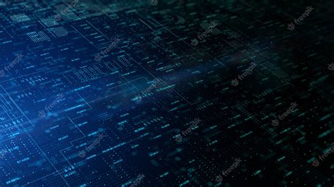 Premium Photo Digital Cyberspace Futuristic Digital Data Matrix