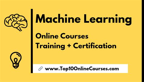 Best Machine Learning Online Courses Training With Certification Updated Top Online