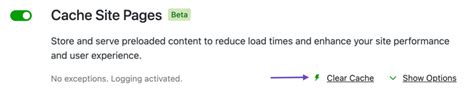 caching site content with jetpack boost