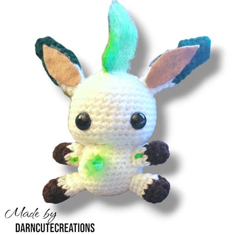 Crochet Collectable Pokemon Plushies Leafeon Eevee Evolutions