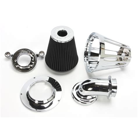 Arlen Ness Chrome Deep Cut Monster Sucker Air Cleaner Kit Wcover 81