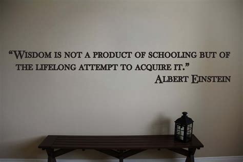 Albert Einstein Classroom Quote Vinyl Wall Sticker Decal 11h X 61