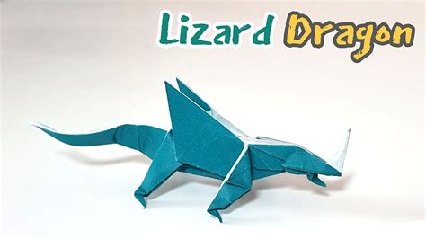Lizard Dragon 리자드 드래곤 접는 방법 드래곤종이접기 도마뱀 드래곤접기 네이버 Tv