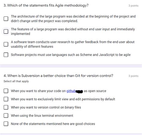 solved 3 which of the statements fits agile methodology 3