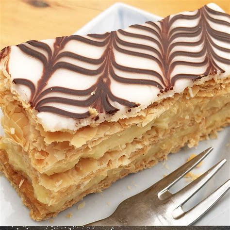 Classic Mille Feuille Recipe Easy French Pastry With Puff Pastry