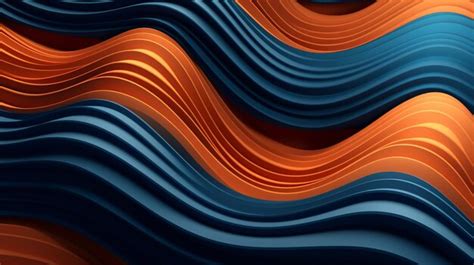 Premium Ai Image Abstract Wavy Lines Seamless Loop