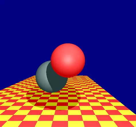 a floating point ray tracing with phong shading