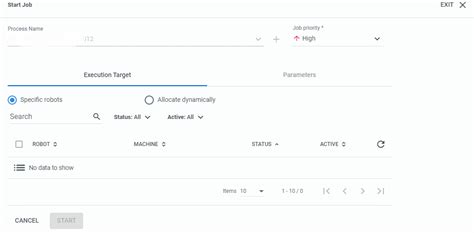 Robot List Empty While Triggering A Bot Orchestrator Uipath
